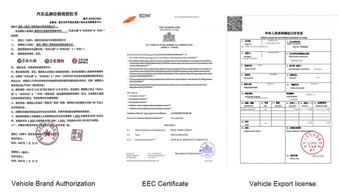 DFSK EC75 EV Compact Cargo Van Compact Commercial Van Export Overseas ...
